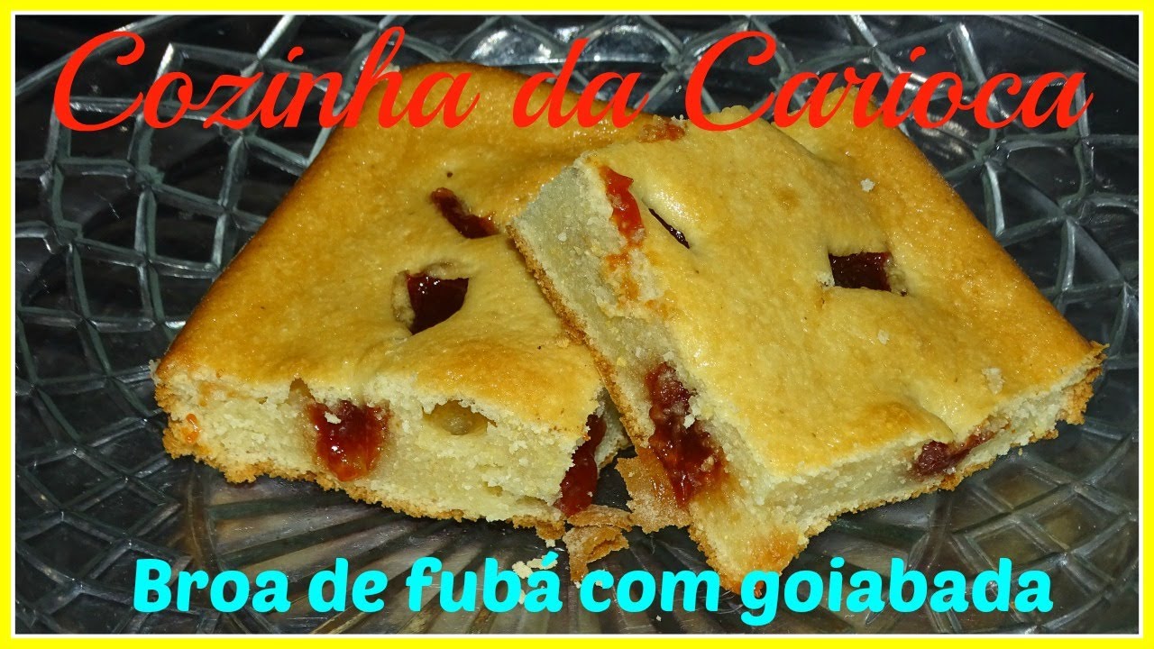 Cozinha da Carioca - Broa de fubá com goiabada feat. Pryscila Morais ...