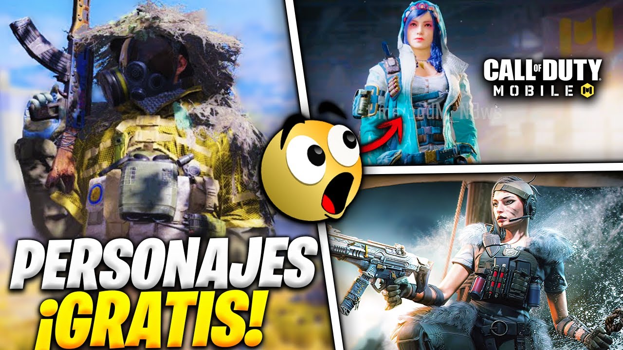 PERSONAJES GRATIS y CÓMO CONSEGUIRLOS en la NUEVA TEMPORADA 1 del 2023 en COD MOBILE | Lobo Jz ...