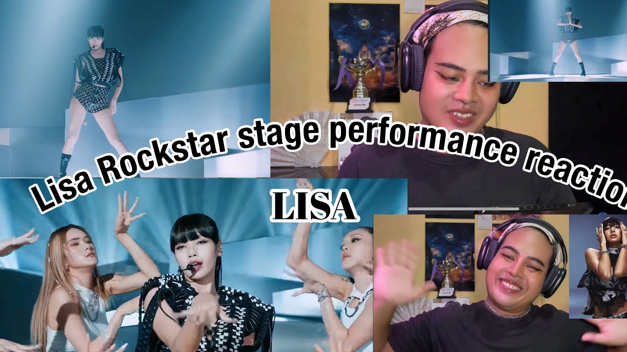 lisa rockstar stage performance reaction[เริสเกินคุณน้า 101010] - YouTube