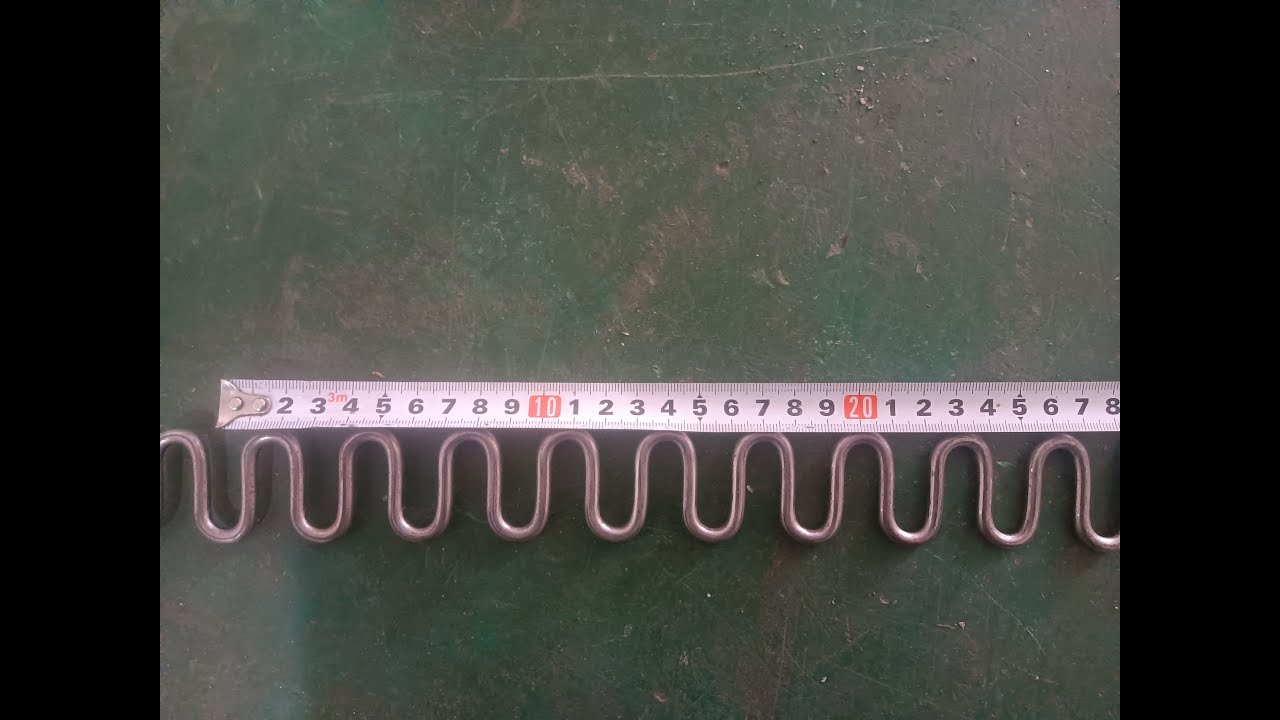 Snake spring CNC wire bender - YouTube