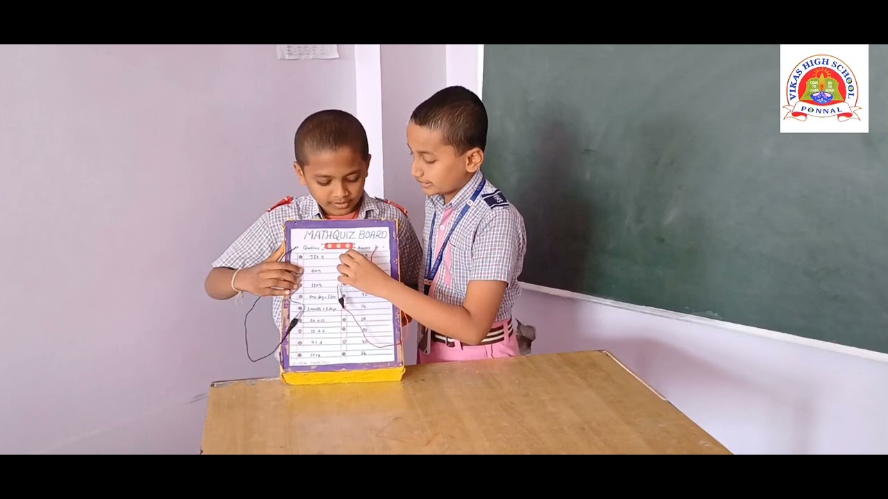 Math Quiz board | Math π Rates | Vikas High School - YouTube