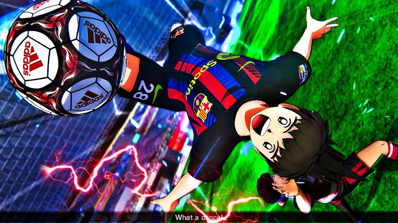 Barcelona Having a Goals Battle with DLC Players - Captain Tsubasa ...