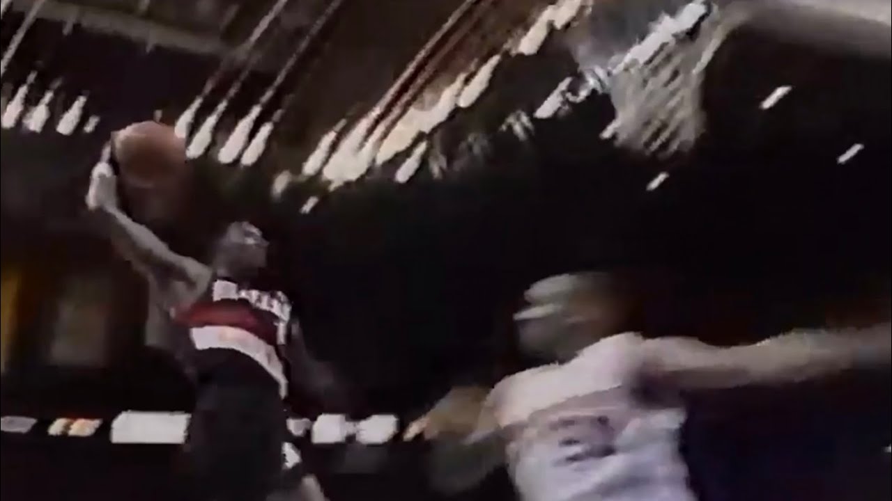 Jerome Kersey Trail Blazers 23pts 8rebs vs Warriors (1992) - YouTube