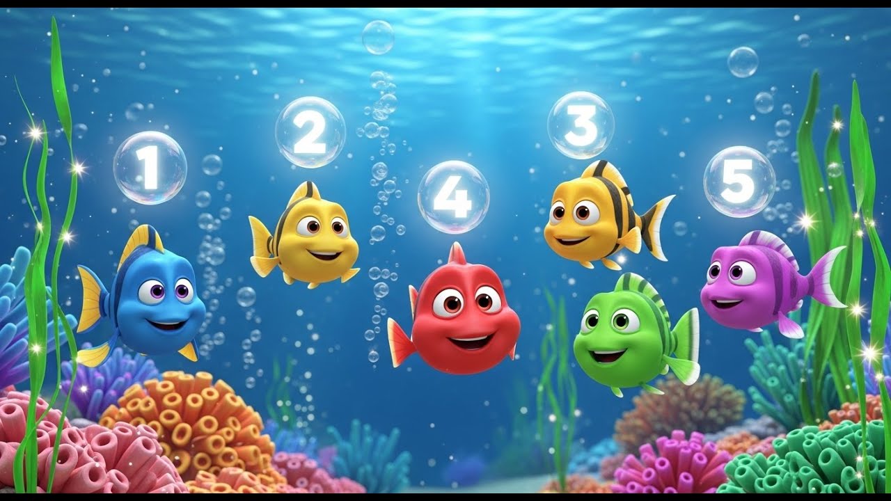 Counting Fish in the Aquarium 🐠🌊 | Learn Numbers for Kids | Fun ...