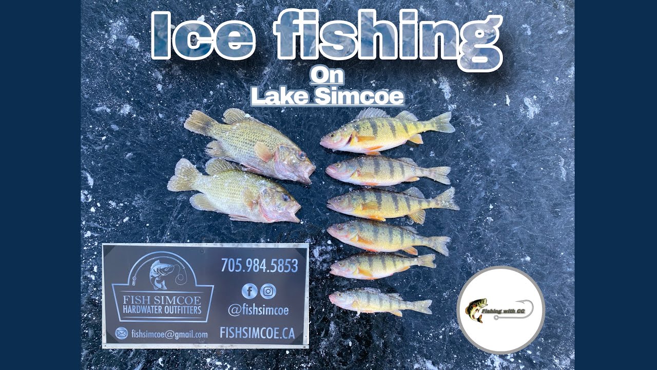 Ice Fishing on Lake Simcoe! (First Time) - YouTube