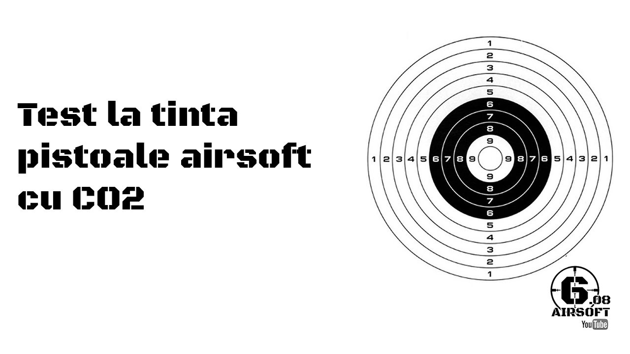 Test la tinta cu pistoale airsoft CO2 - cat de precise sunt? - YouTube