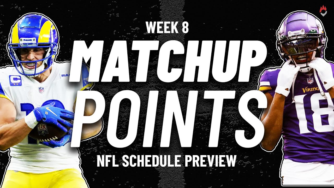 Fantasy Football Guru Reveals Top Matchup Points for Week 8! - YouTube