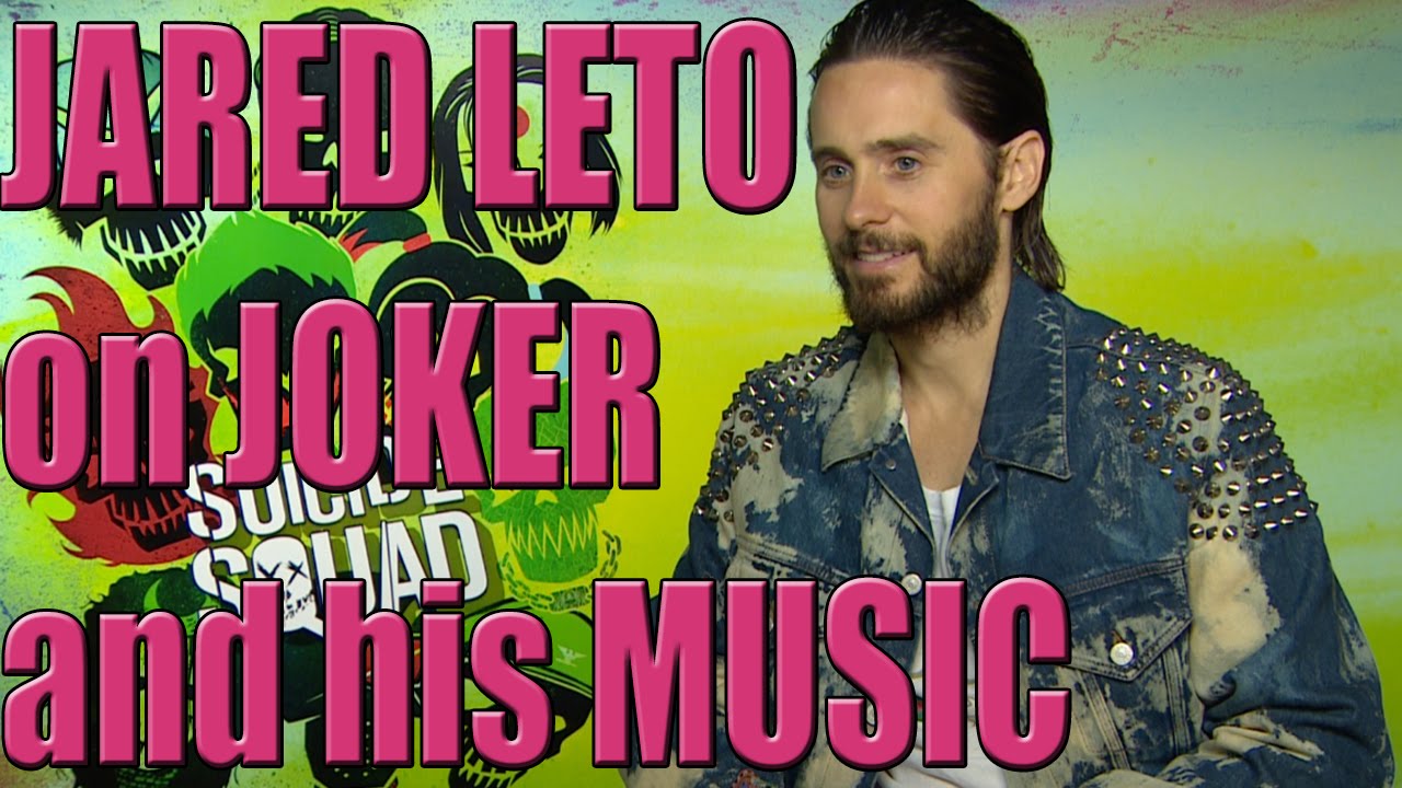 Jared Leto talks Heath Ledger's joker, music and 'method' acting - YouTube
