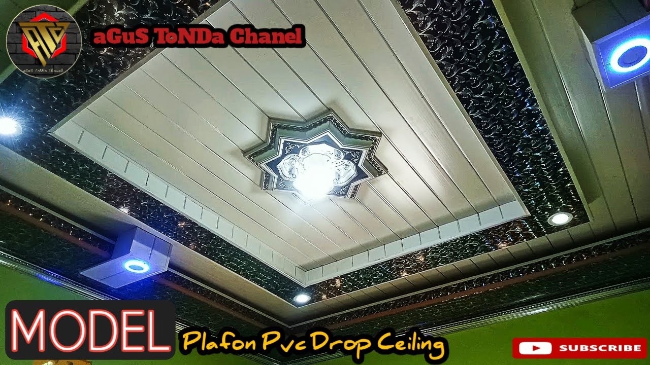 Model plafon pvc drop ceiling - YouTube
