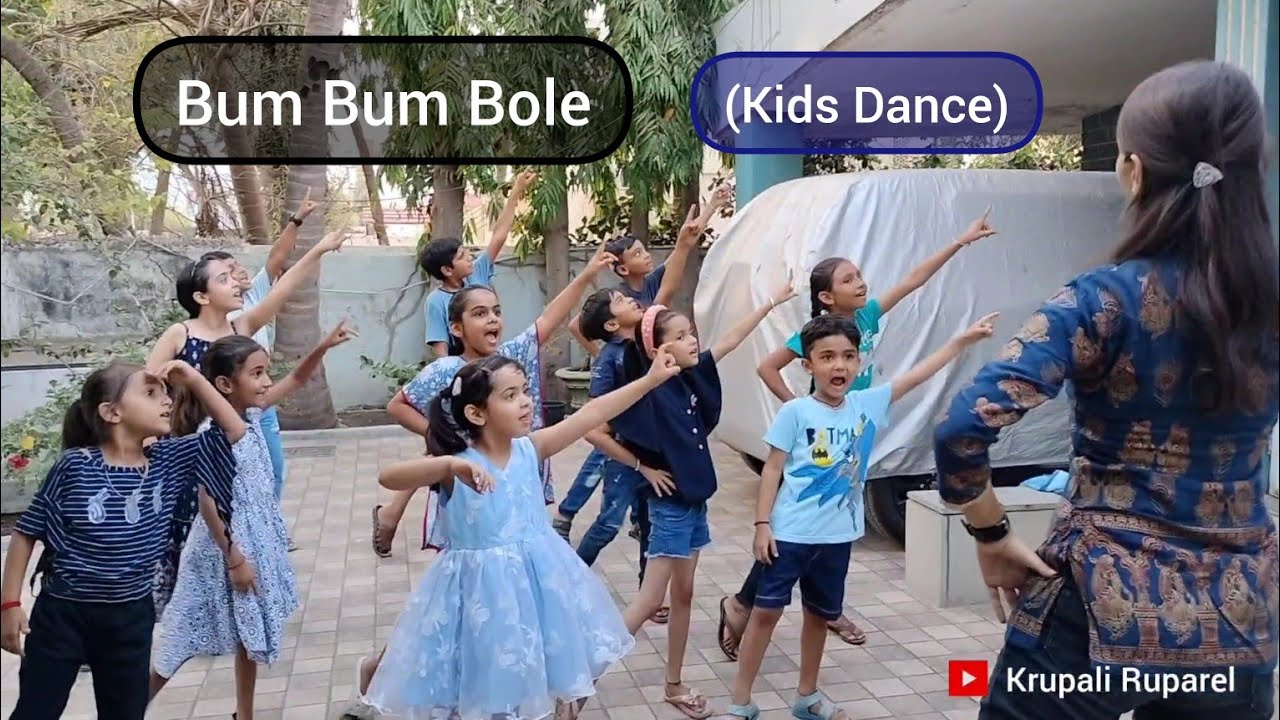 Bum Bum Bole | Kids Dance | Krupali Ruparel - YouTube