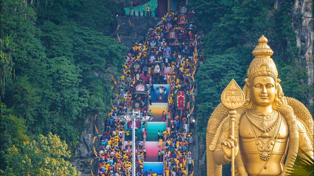 THAIPUSAM Malaysia| Batu Caves Temple| Murugan Temple - YouTube