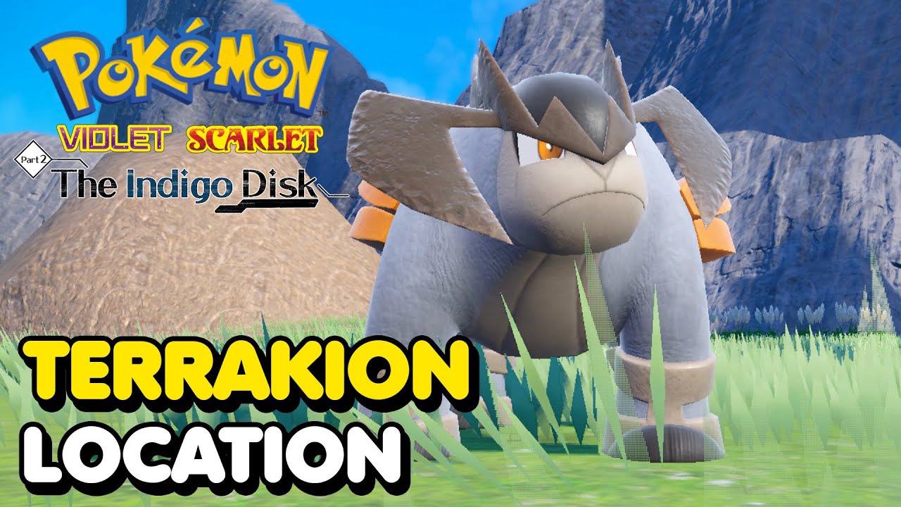 How To Get TERRAKION In Pokemon Scarlet & Violet (The Indigo Disk DLC ...
