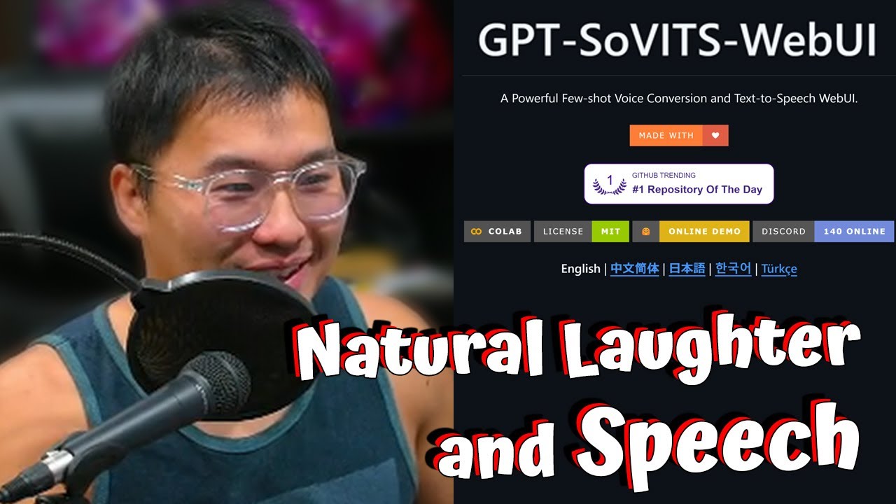An Open Source Model With Laughter and Accurate Voice Cloning - GPT-SoVITS - YouTube