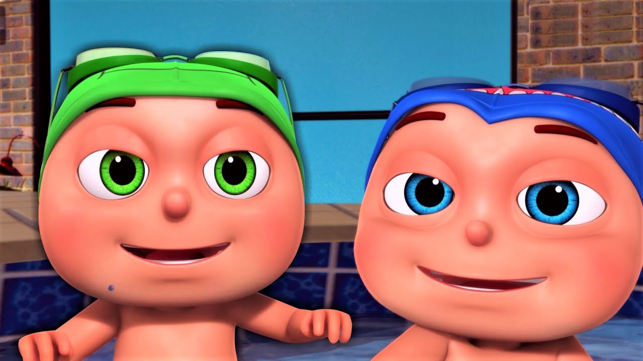 Zool Babies Swimming In A Pool | Nursery Rhymes For Kids | Zool Babies ...