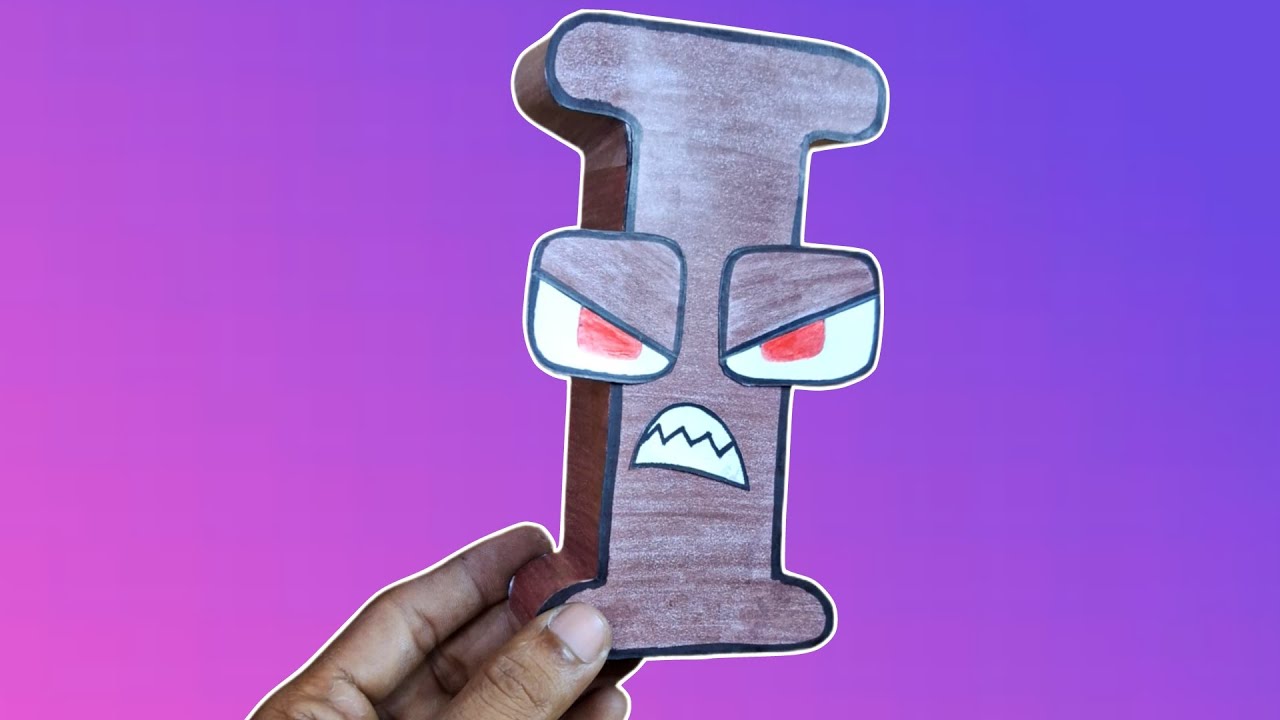 Paper Craft | SPANISH Alphabet Lore I | Adrian's Alphabet Lore - YouTube