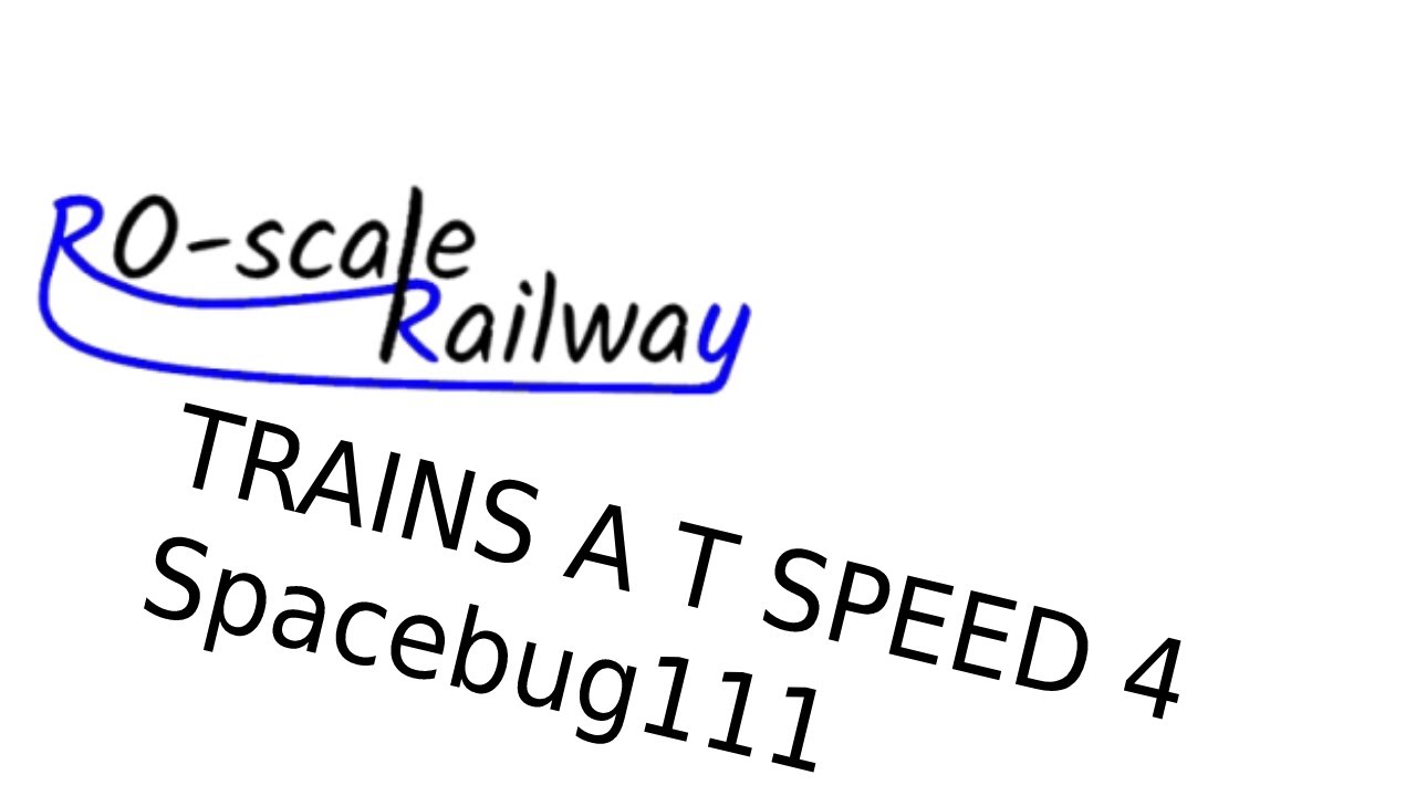 Ro scale railway, Trains at speed 4 - YouTube
