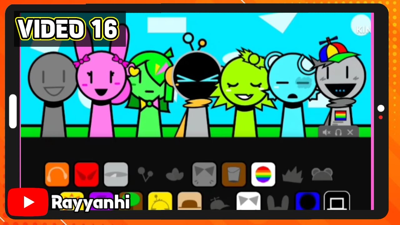 (video16) rayyanhi main sprunki sprinkle kak fanny tjandra sudah main ...