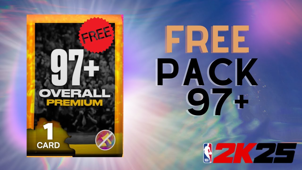 Comment obtenir un pack 97+ *GRATUITEMENT* dans NBA 2K25 MYTEAM - YouTube