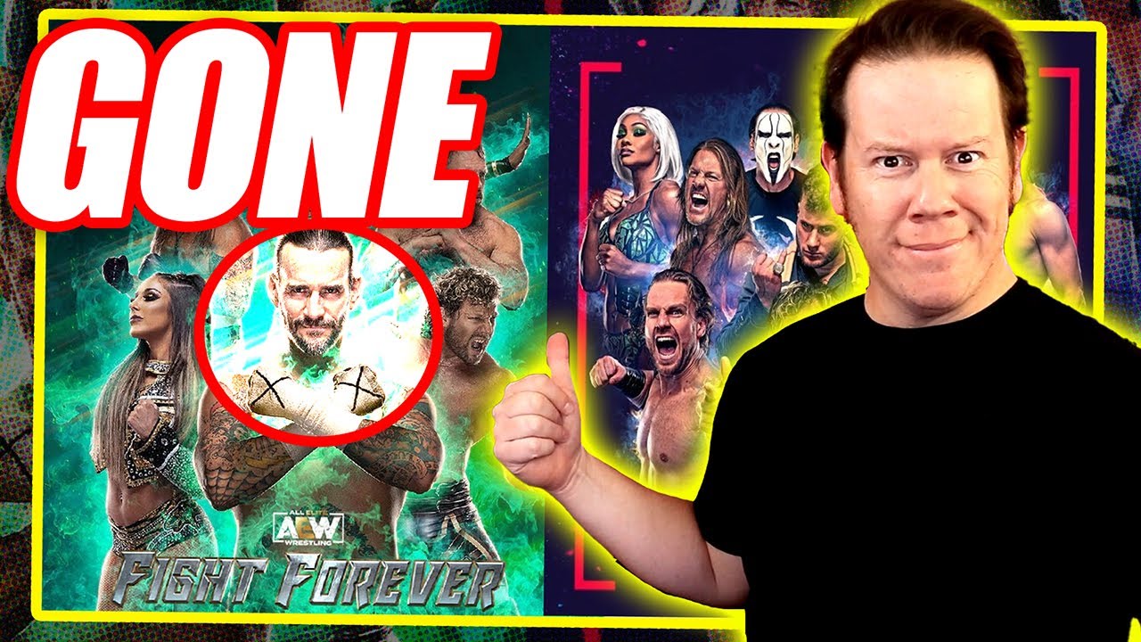 CM Punk REMOVED From AEW Video Game Cover? Ask Steve & Larson - YouTube