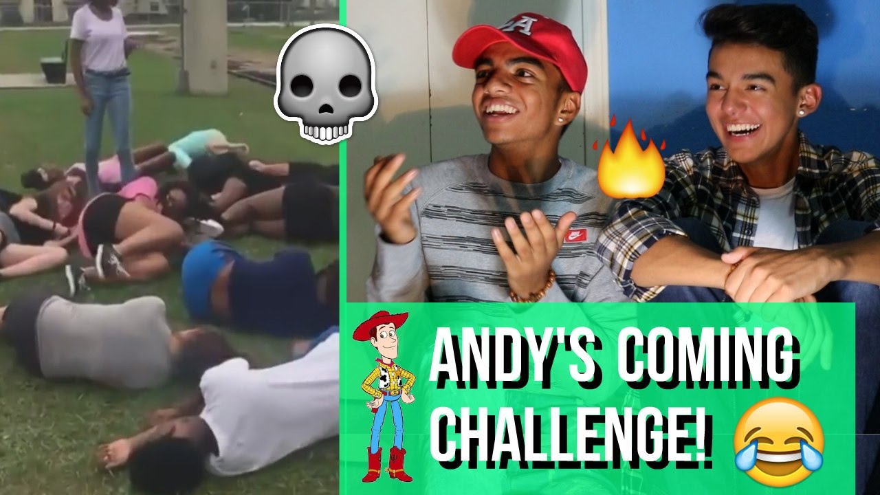 Andy's Coming Challenge #AndysComing TOY STORY Challenge (REACTION ...