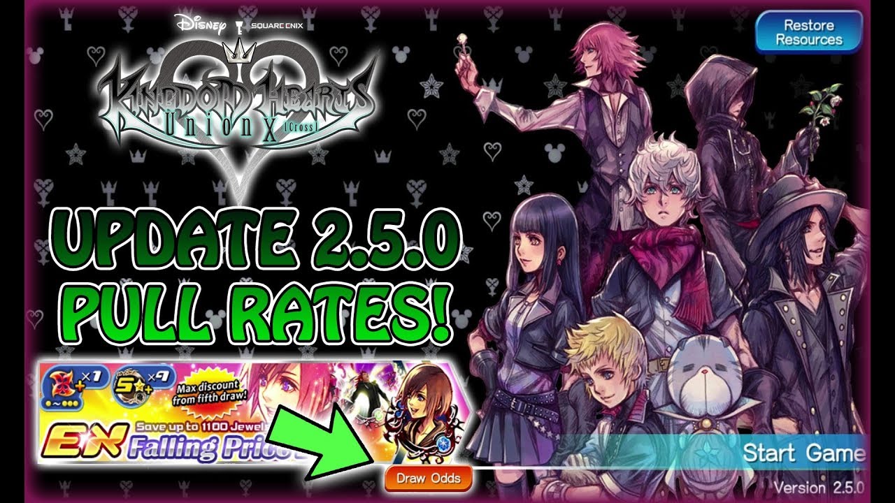 KH Union χ[Cross] What's NEW in Update 2.5.0 ~ NA Got Pull Rates - YouTube