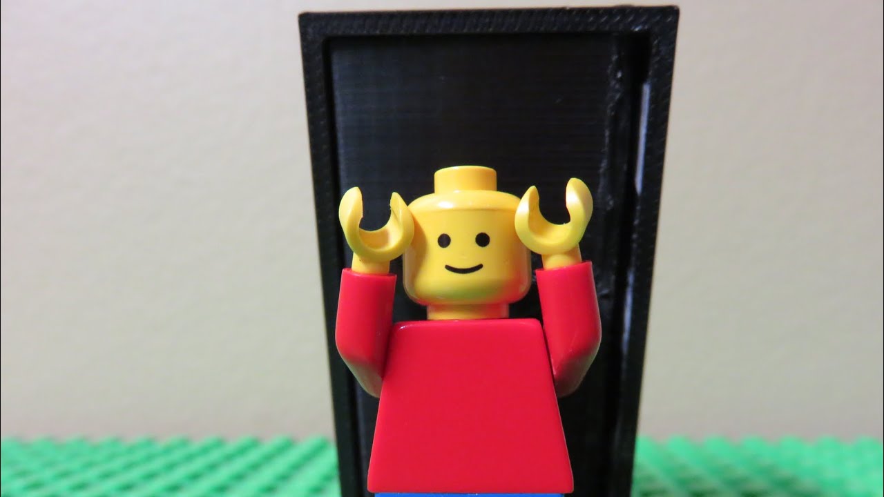 Lego man gets crushed by a safe - YouTube