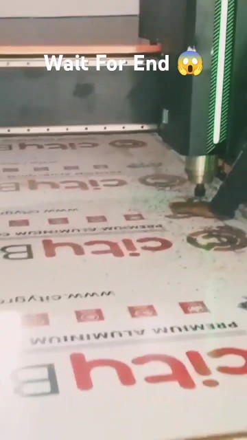 How To Cutting Acp Sheet By Cnc Router Machine 🤔😱 - YouTube