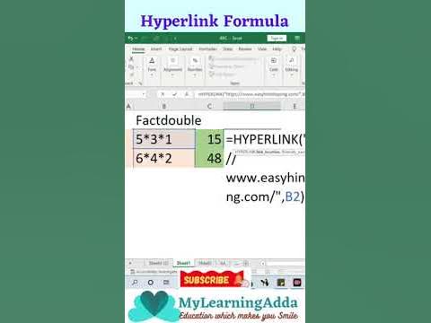 😱 Formula of hyperlink available in Excel | how to use formula for ...