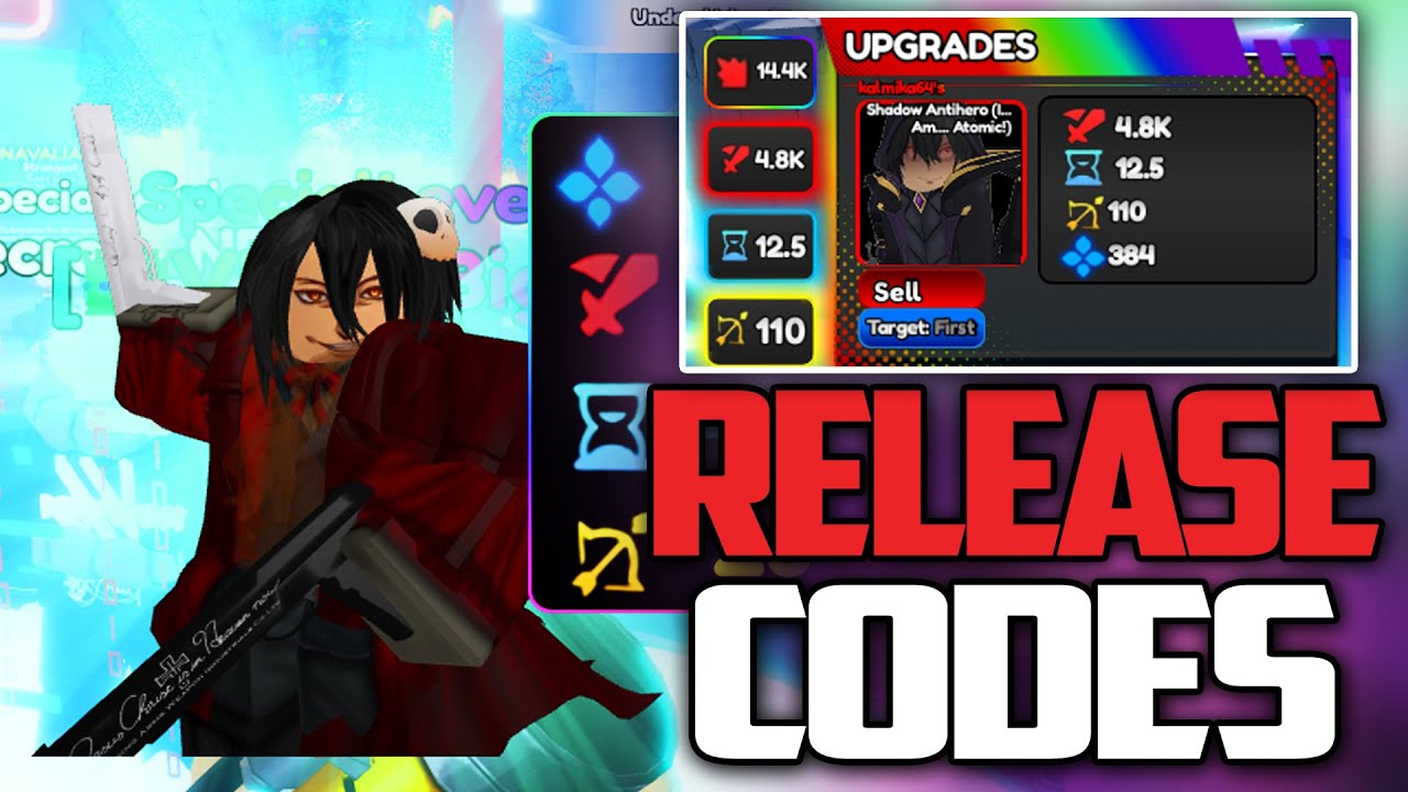 RELEASE NEW ANIME TOWER DEFENSE - Anime Legends Defense ALL CODES - YouTube