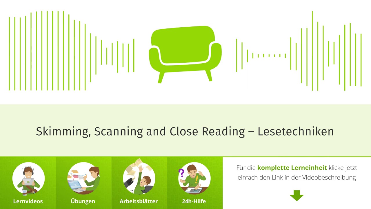 Skimming, Scanning and Close Reading – Lesetechniken - YouTube