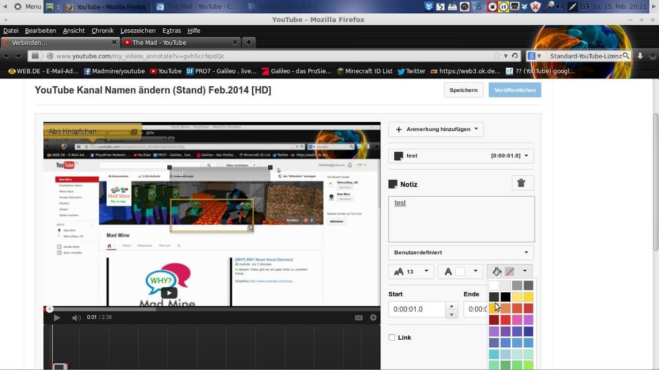 Abo Button / Bunner in Videos Erstellen [2014 HD] - YouTube