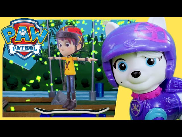 Daring Danny's Wreckless Racing | PAW Patrol | Toy Play for Kids ...