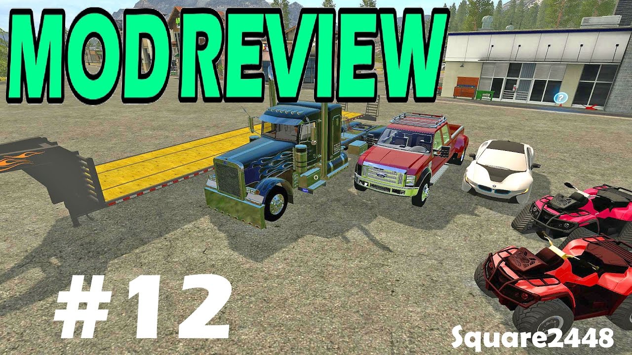 Farming Simulator 2017 Mod Review #12 ATV's, Ford, Peterbilt & BMW I8 ...
