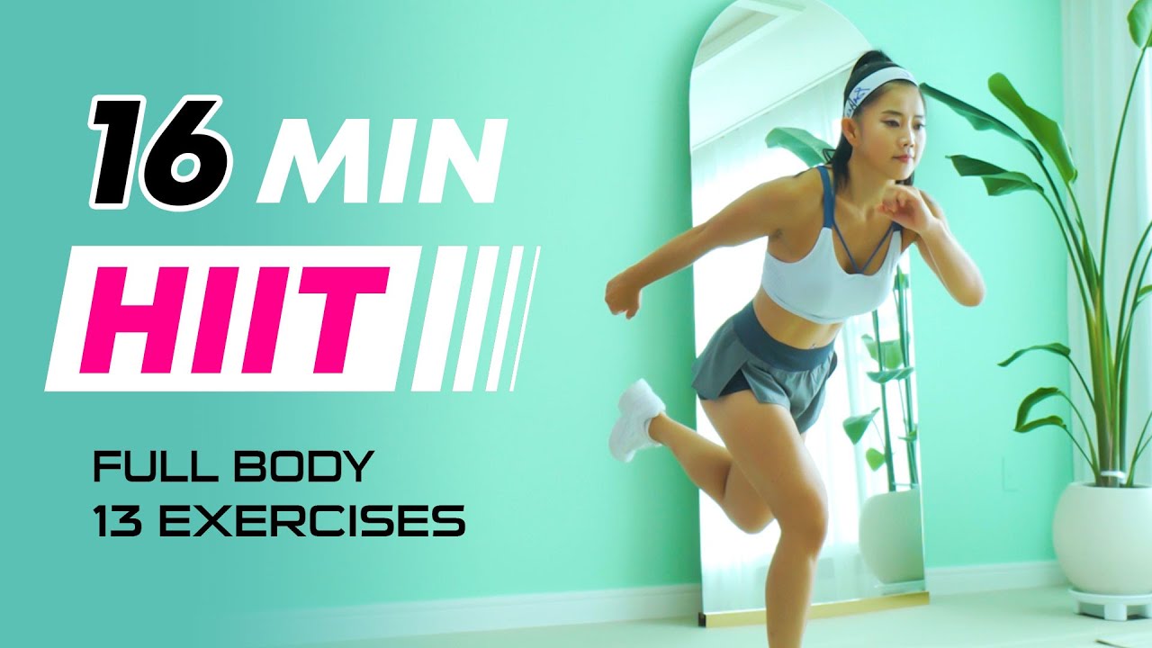 16 Min Full Body HIIT Workout | MYLEE Home Fitness - YouTube