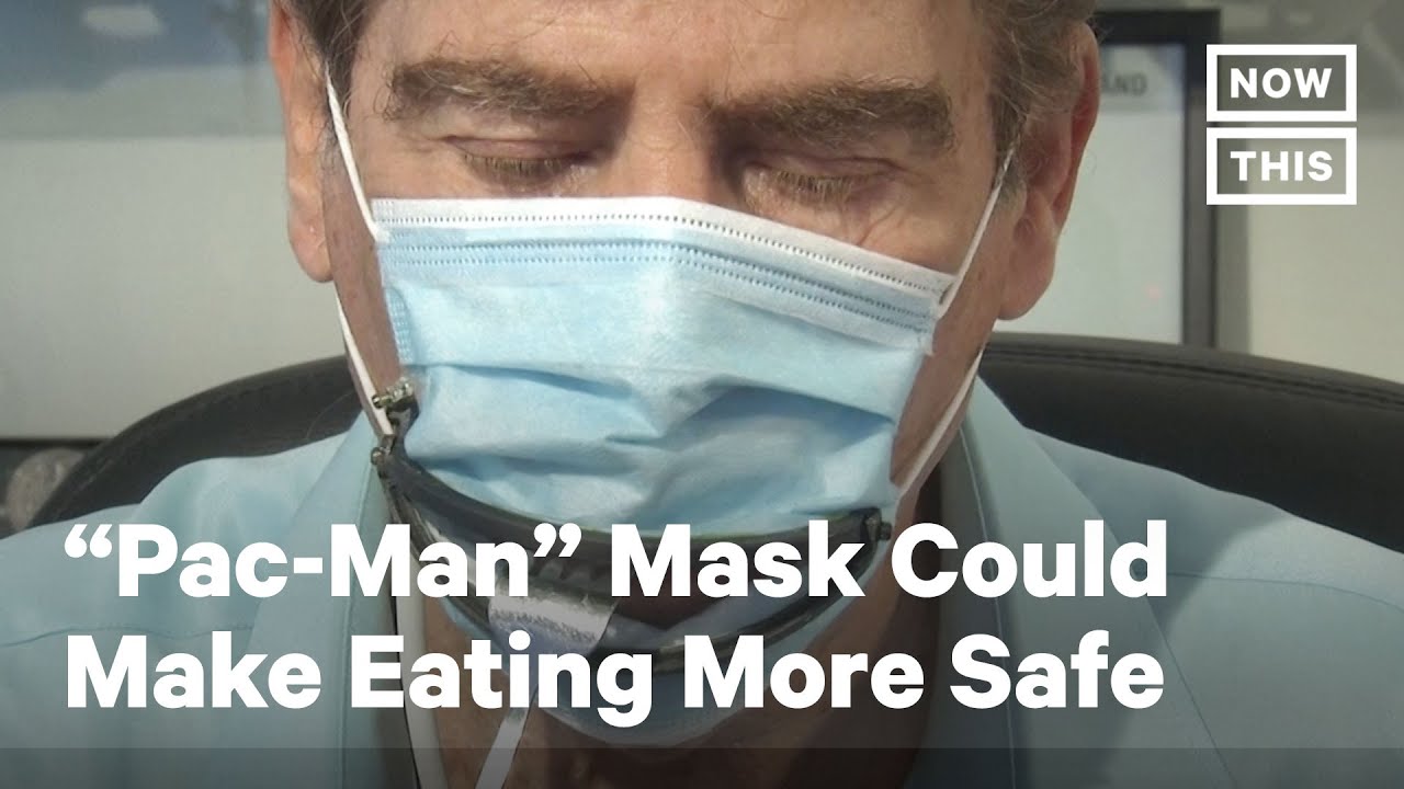 "Pac-Man" Coronavirus Masks Could Make Dining Out More Safe | NowThis ...