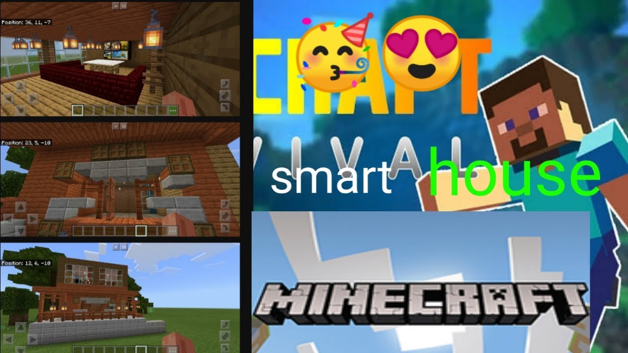 How make smart house in minecraft | minecraft | DRAGNOXPRO | - YouTube