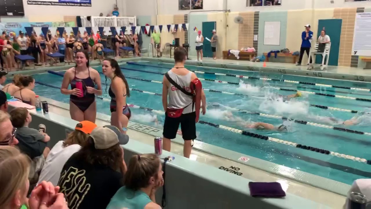 Hayden Miller Swim Meet 11/22 Race 2 - YouTube