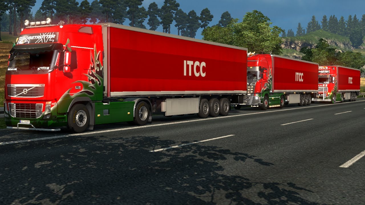 Euro Truck Simulator 2 | Legend Truckers Bangladesh | ITCC Trailer With ...