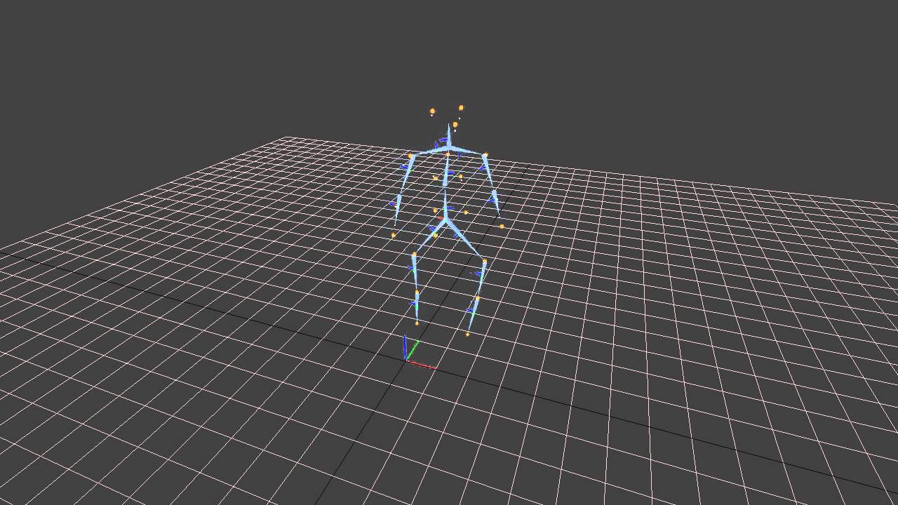 Motion Capture - Skeleton Test - YouTube