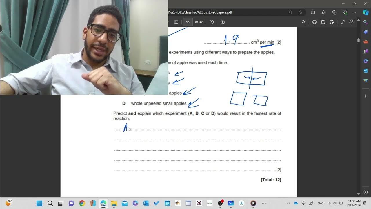 Classified Past Papers Chapter 5 Enzymes - IGCSE Biology OL CAMBIDGE ...