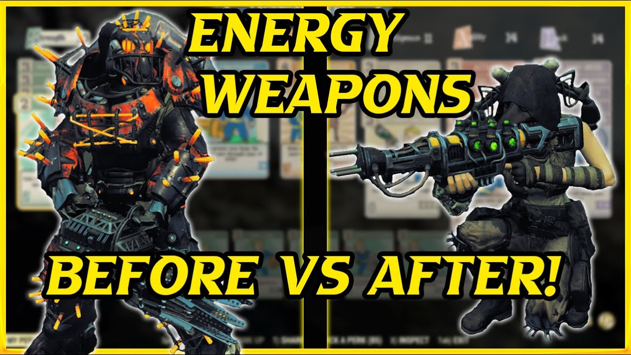 [Fallout 76] - Energy Weapon Changes! How Much Better?! - YouTube