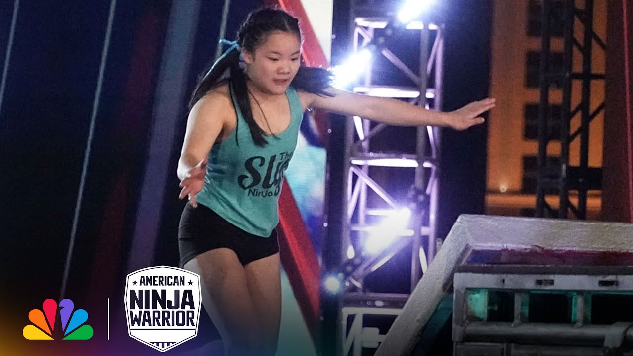 Tiny Teen Sydney Yee Fights and Makes Ninja History | American Ninja ...