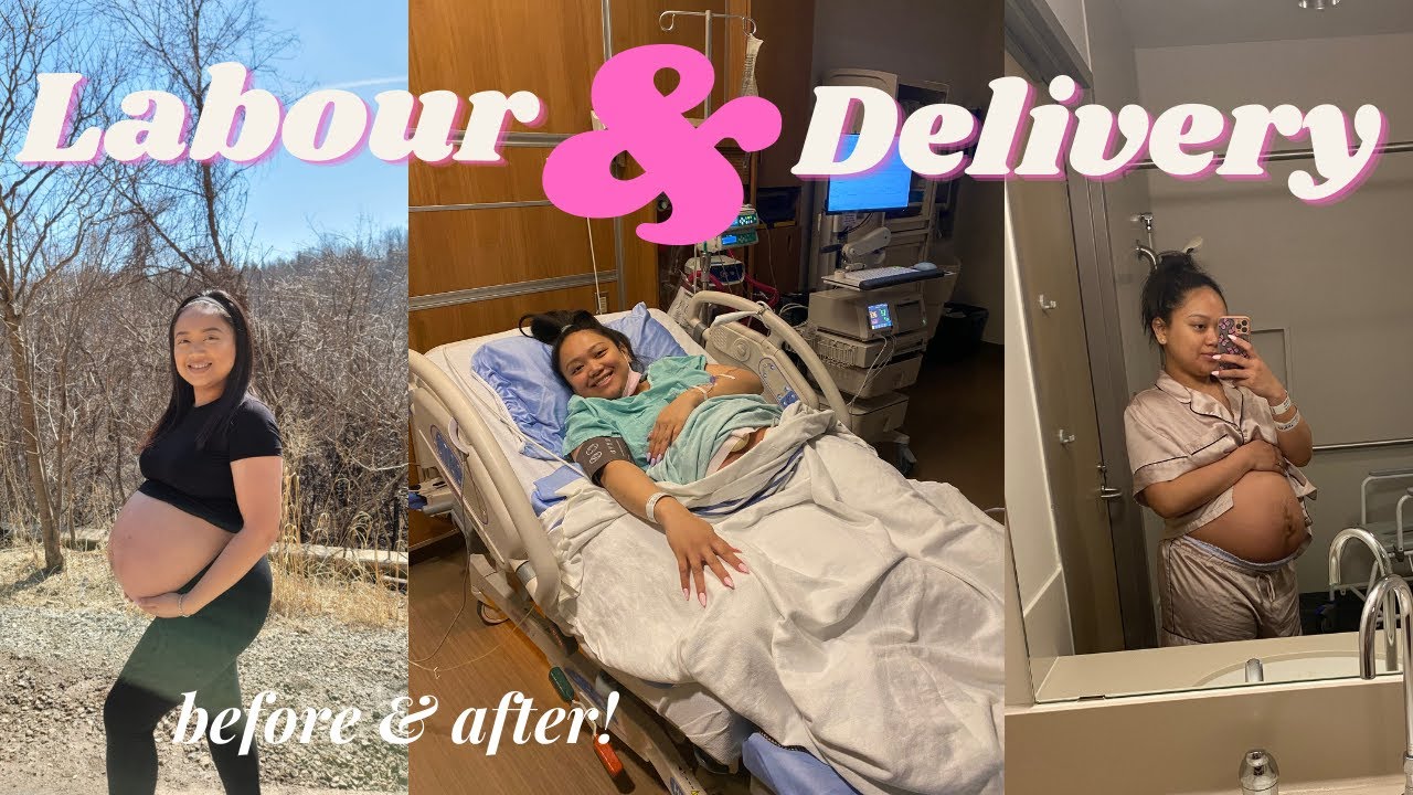 LABOUR & DELIVERY VLOG ♡ How I Naturally Went Into Labour, Water ...