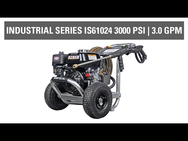 Industrial Series IS61024 50 State 3000 PSI at 3.0 GPM YouTube
