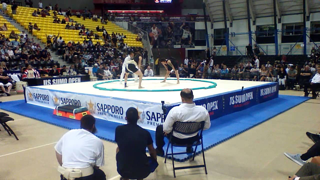 US Sumo Open 2015 Open Weight Jenelle Hamilton v. Cody Stout - YouTube