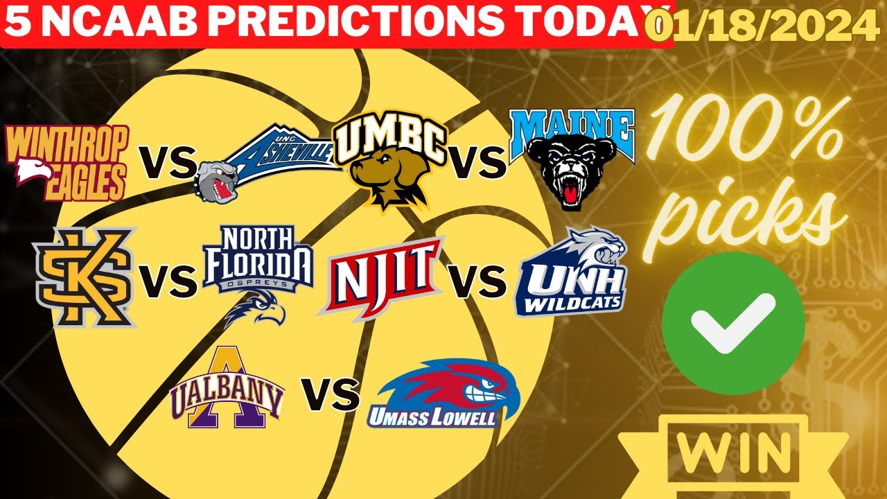 5 College Basketball Picks Today 1/18/24 CBB Picks NCAAB Betting Picks ...