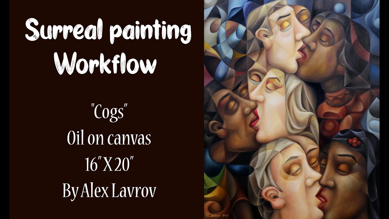 Cogs, 2023 (Surrealism. Symbolism. Expressionism. Creative process ...