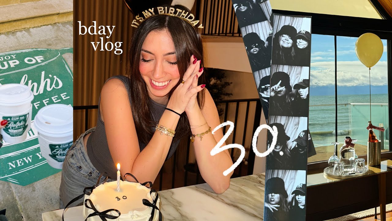 my 30th birthday vlog + a week full of surprises (!!!) - YouTube