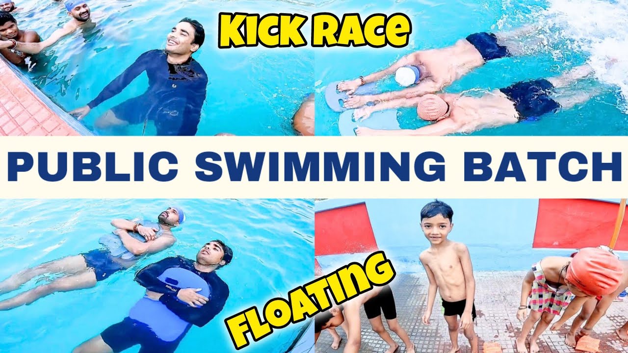 Public Swimming Class "Floating, Kicking & Water Treading" Swimming ...