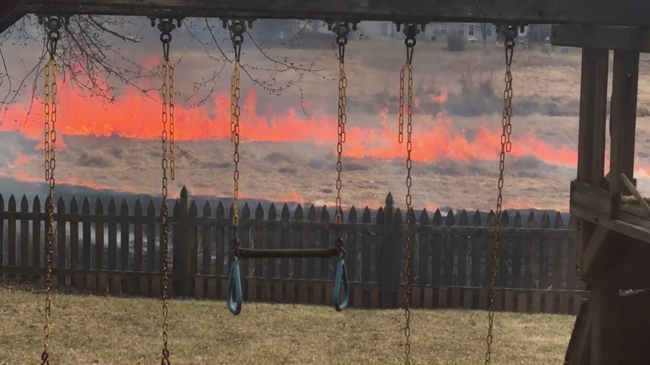 Controlled burn... - YouTube
